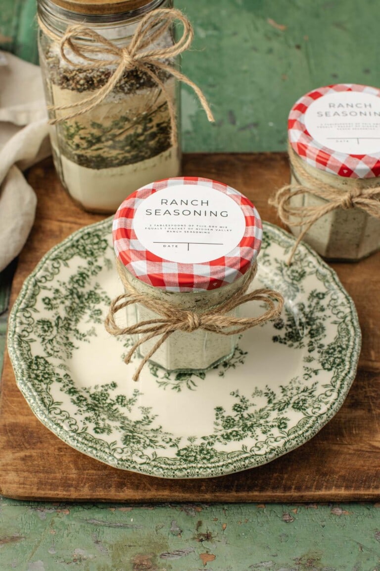 Homemade Ranch Seasoning Mix (FREE Labels) - Healthy Little Peach ...