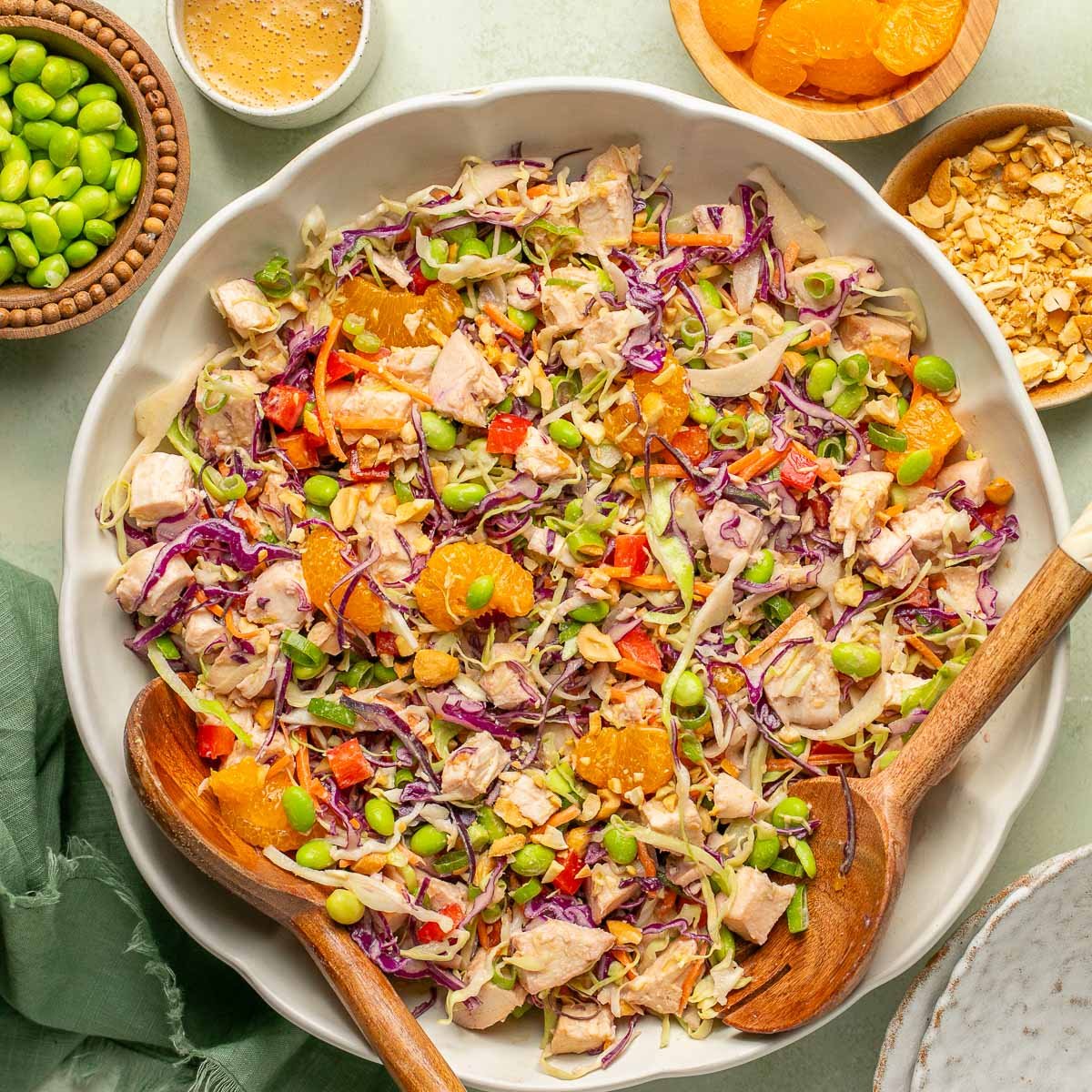 Healthy Asian Salad Healthy Asian Chicken Salad Lettuce Wraps