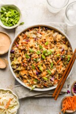 Easy Inside Out Egg Roll in a Bowl Recipe | Healthy Little Peach