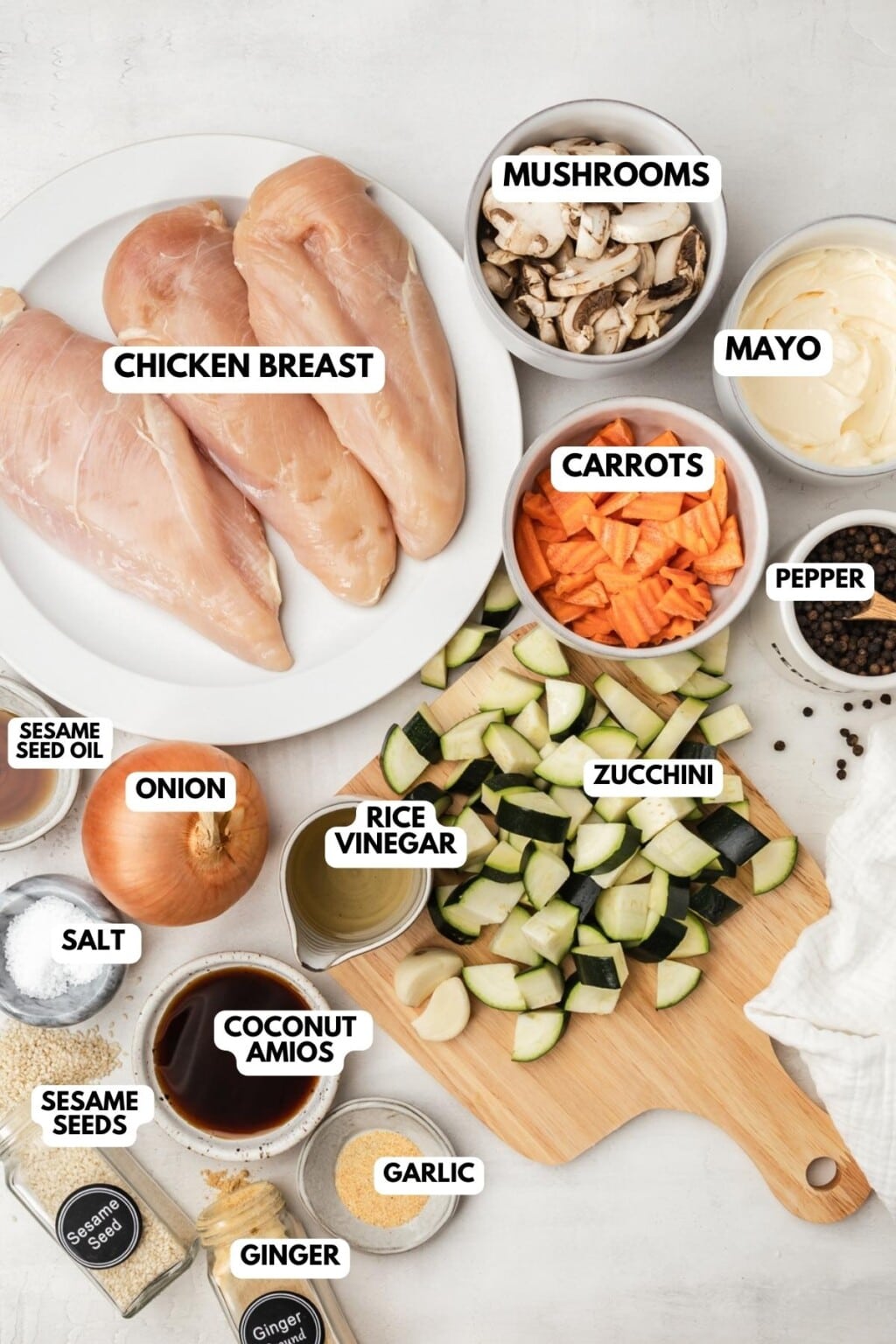 How to Make Hibachi at Home (Chicken Bowls) | Healthy Little Peach