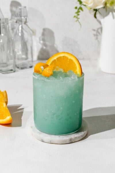 Blue Hawaiian Mocktail (or Cocktail) Drink Recipe
