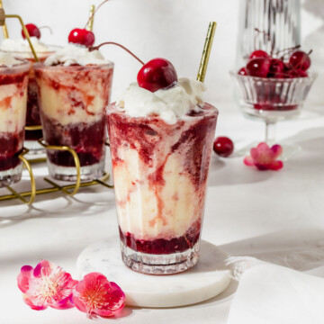 The Ultimate Cherry Gin Slush Cocktail (With Mocktail Version ...