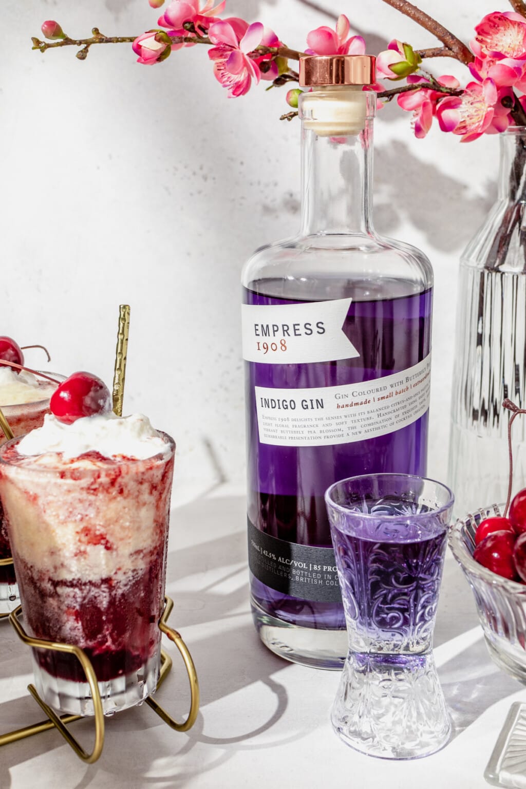 The Ultimate Cherry Gin Slush Cocktail (With Mocktail Version ...