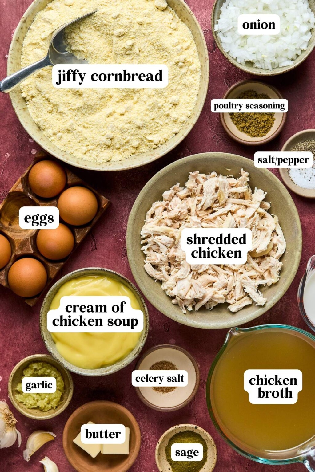Grandma's Old Fashioned Cornbread Dressing Recipe | Healthy Little Peach