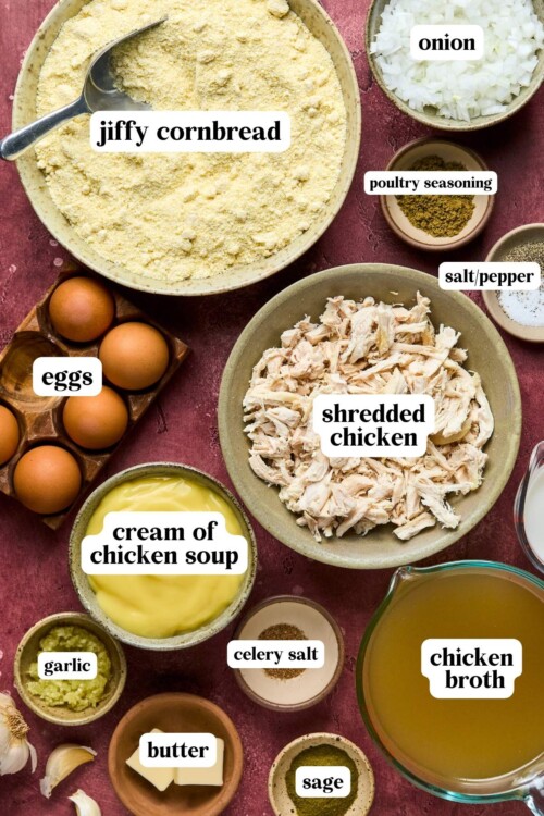 Grandma's Old Fashioned Cornbread Dressing Recipe | Healthy Little Peach
