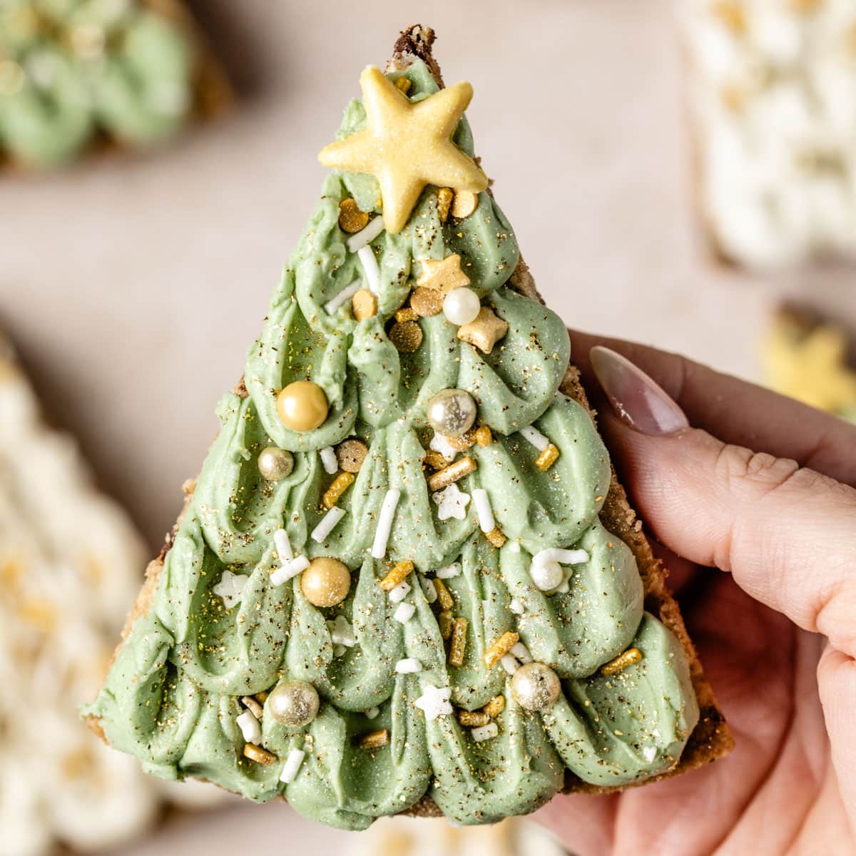 The Best Gluten Free Christmas Tree Cookies Recipe | Healthy Little Peach
