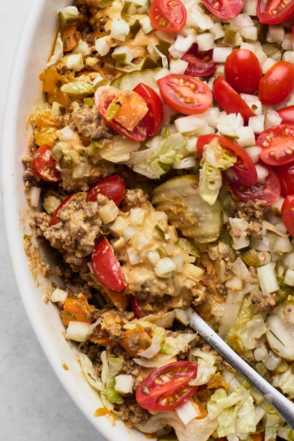 The Best Big Mac Casserole Recipe (with Big Mac Sauce) | Healthy Little ...