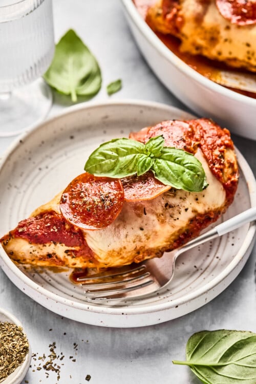 Chicken Pizza Bake Recipe - Healthy Little Peach