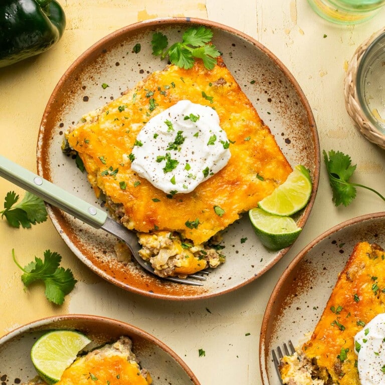 Healthier Chile Relleno Casserole (Easy Recipe) | Healthy Little Peach