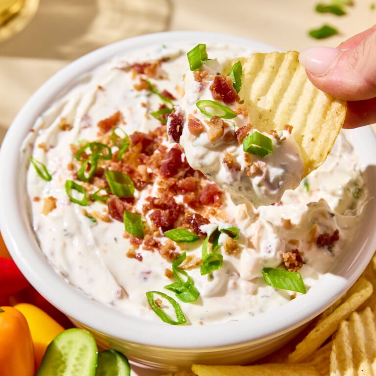 High Protein Crack Dip Recipe - Healthy Little Peach