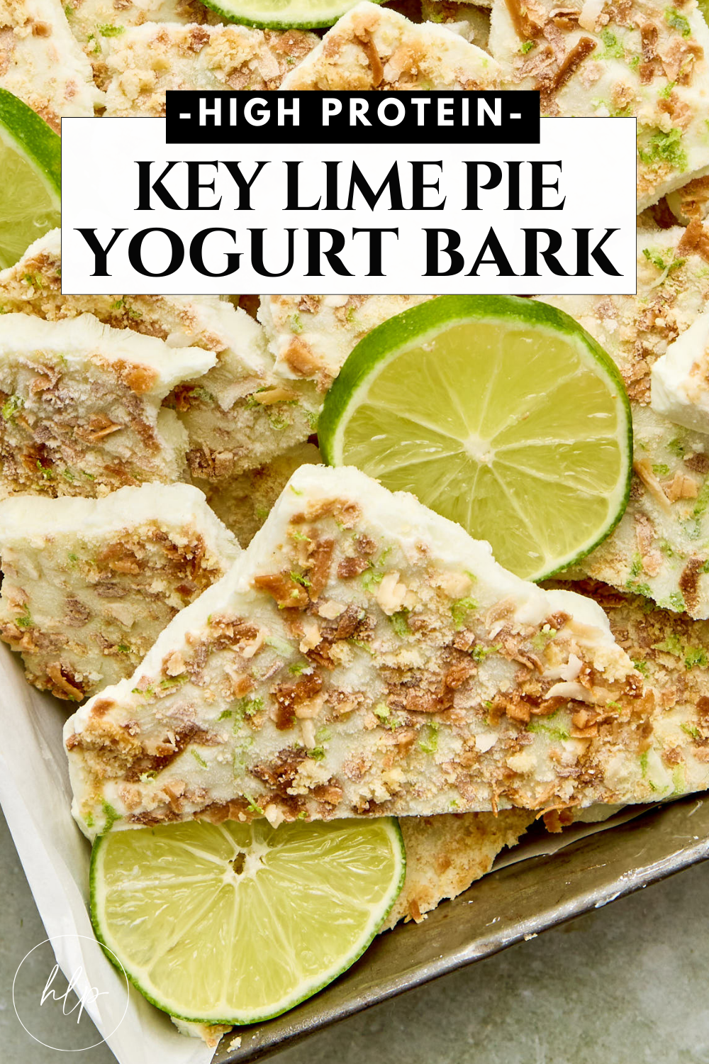 Key Lime Pie Yogurt Bark Recipe (High Protein) | Healthy Little Peach
