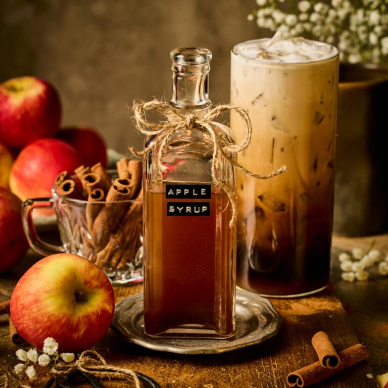 Simple Homemade Apple Syrup Recipe (Low-Sugar) | Healthy Little Peach