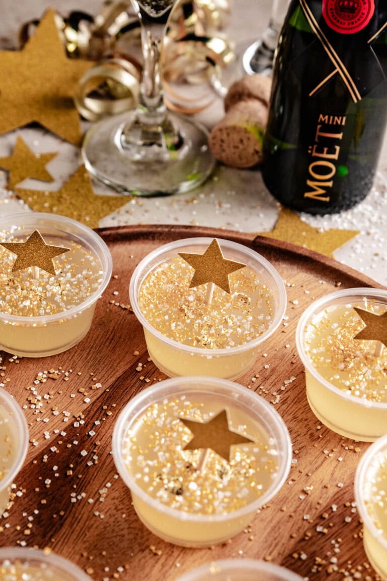 Champagne Jello Shots Recipe (Alcoholic and Non-Alcoholic)
