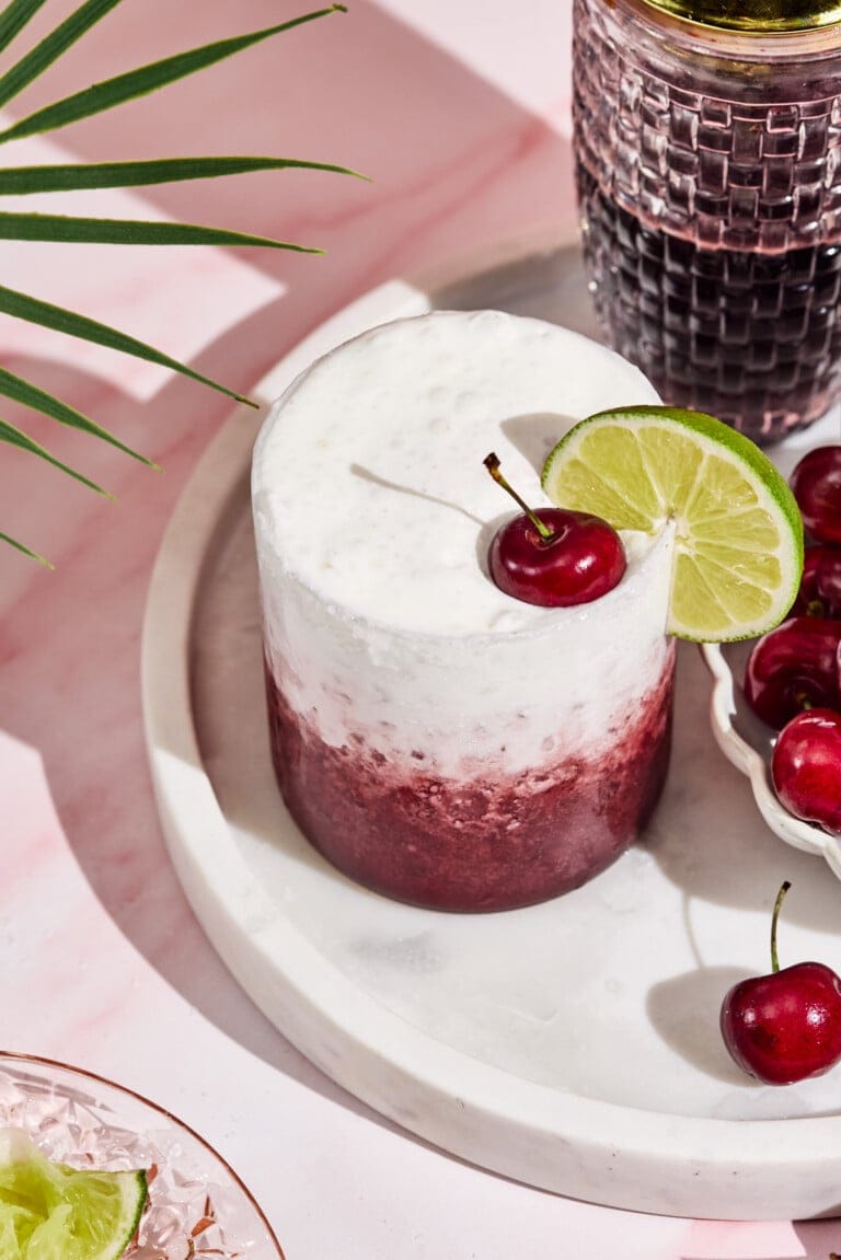 Tart Cherry Mocktail Recipe | Healthy Little Peach