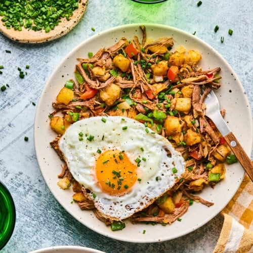 Easy Leftover Pot Roast Hash | Healthy Little Peach