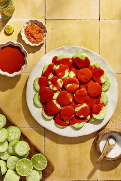 Easy Mexican Cucumbers Recipe (with Chili & Lime) | Healthy Little Peach
