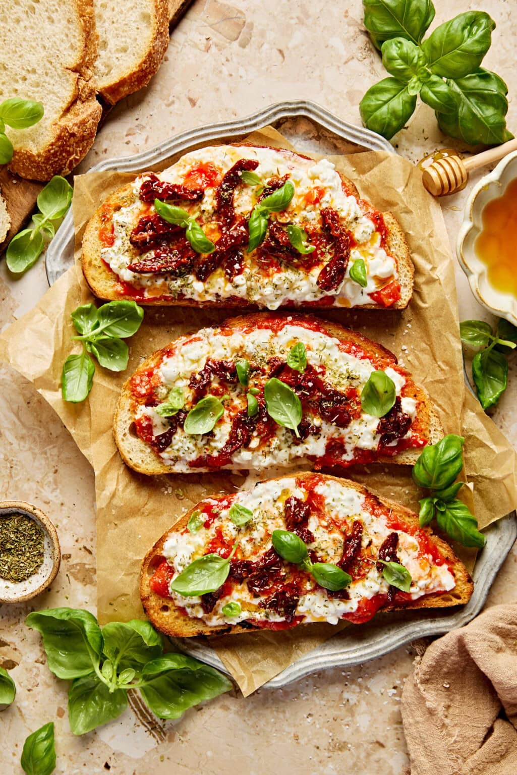 Viral High-Protein Cottage Cheese Pizza Toast (with Hot Honey ...
