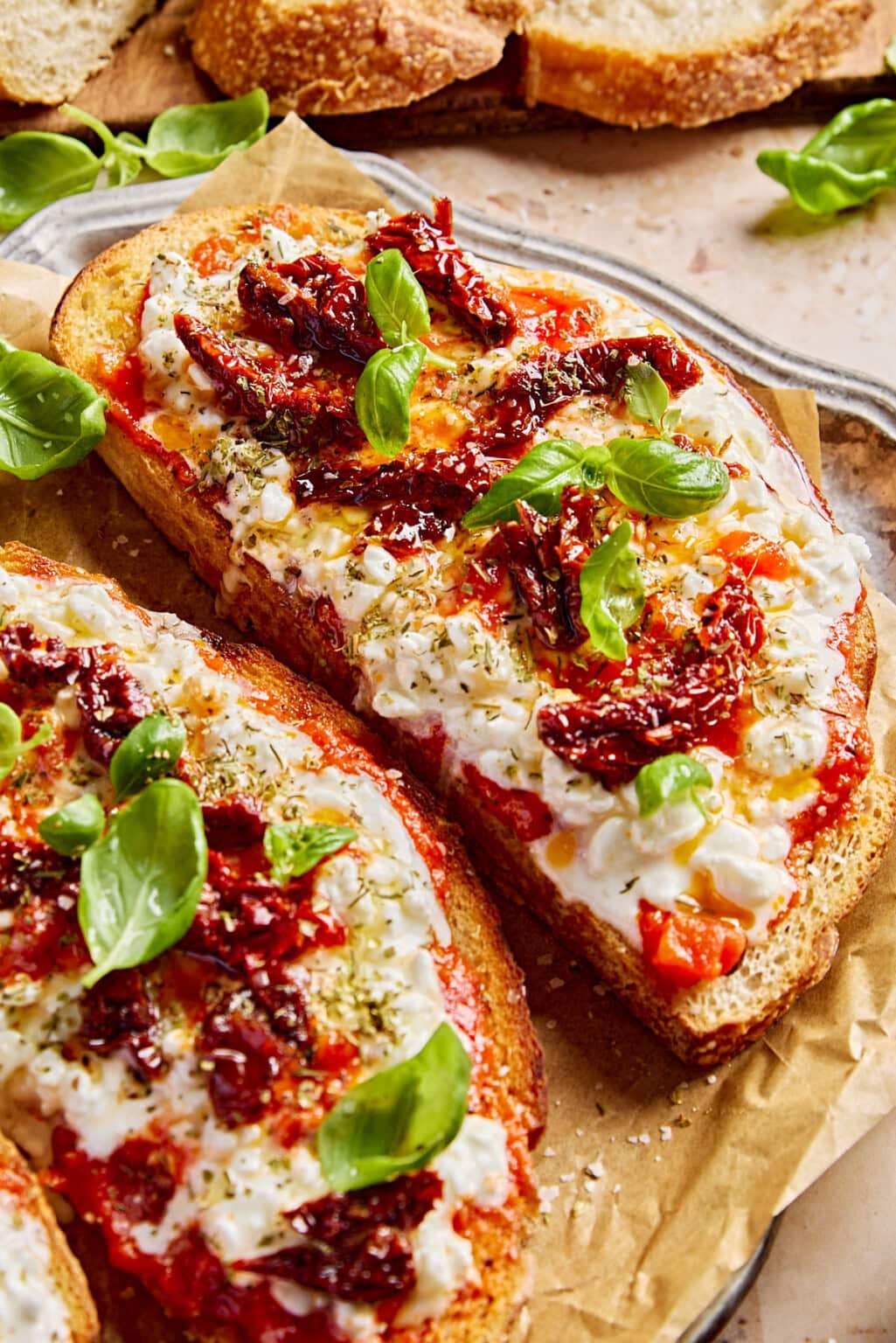 Viral High-Protein Cottage Cheese Pizza Toast (with Hot Honey ...