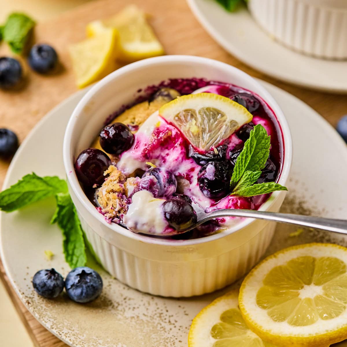 Lemon Blueberry Baked Protein Oats (Easy Make-Ahead Breakfast!)