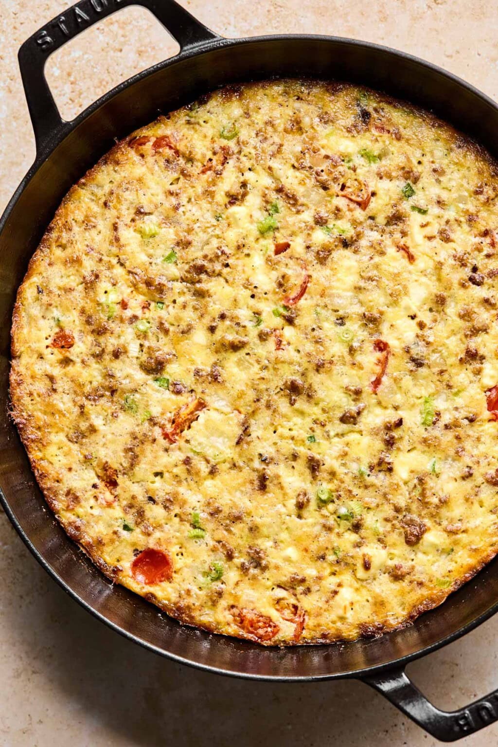 Easy Cottage Cheese Frittata (High Protein!) | Healthy Little Peach
