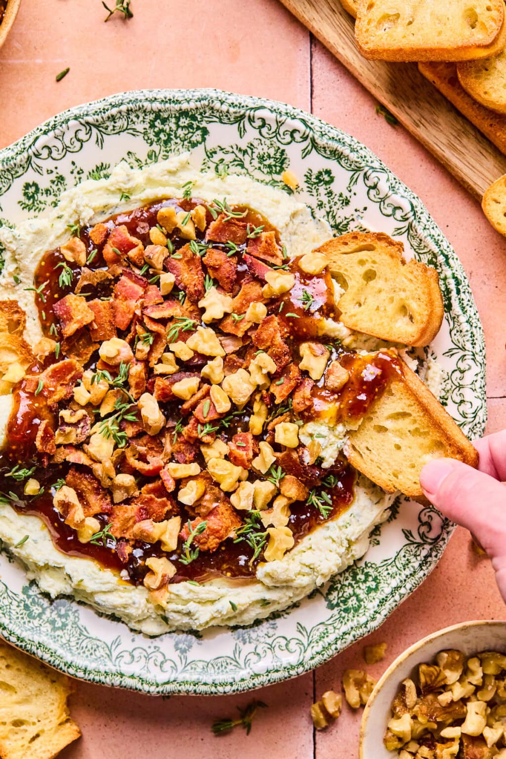 Boursin Dip (Easy No-Bake Appetizer) | Healthy Little Peach